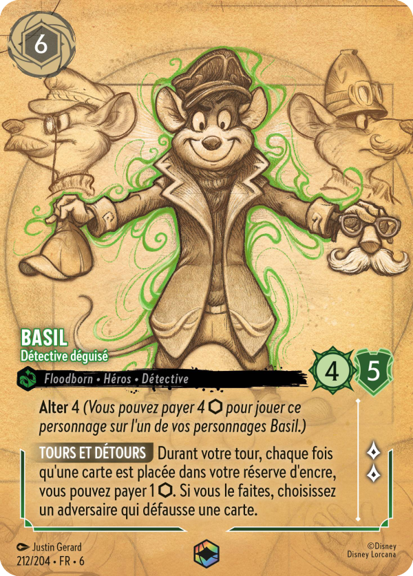 Basil - Disguised Detective - Mushu Report (Lorcana Wiki)