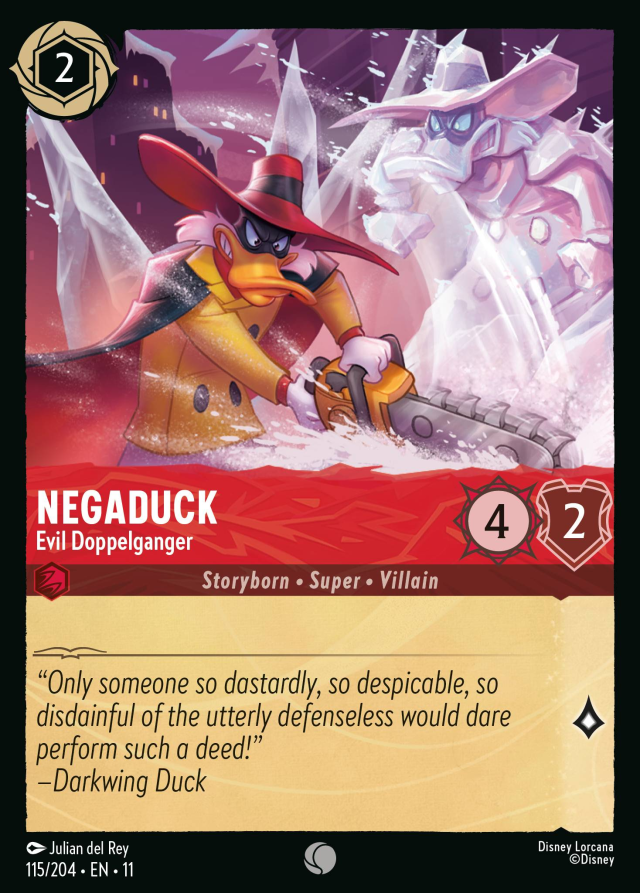 Negaduck - Evil Doppelganger - Mushu Report (Lorcana Wiki)