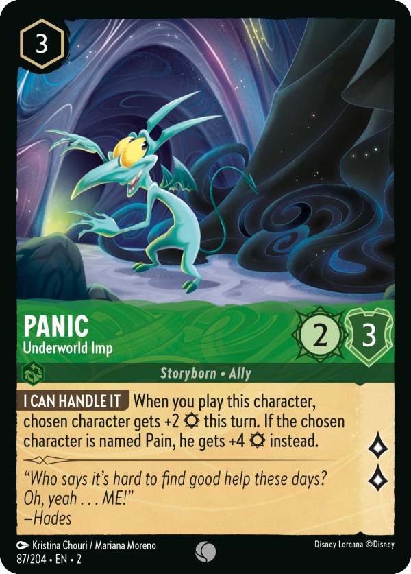 Panic (character) - Mushu Report (Lorcana Wiki)