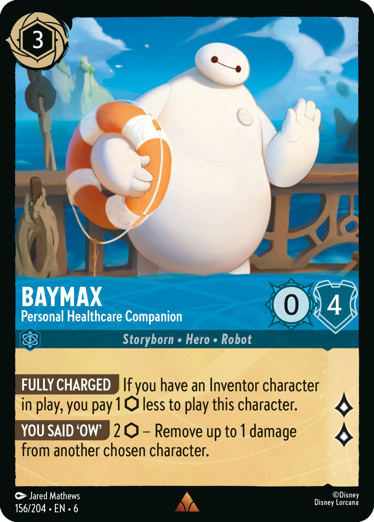 Baymax (character) - Mushu Report (Lorcana Wiki)