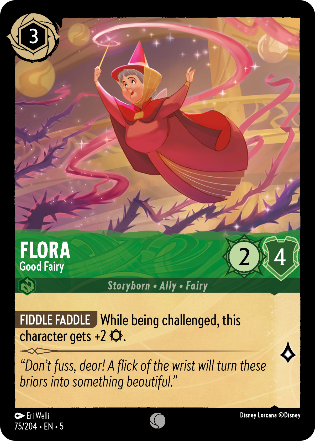 Flora - Good Fairy - Mushu Report (Lorcana Wiki)