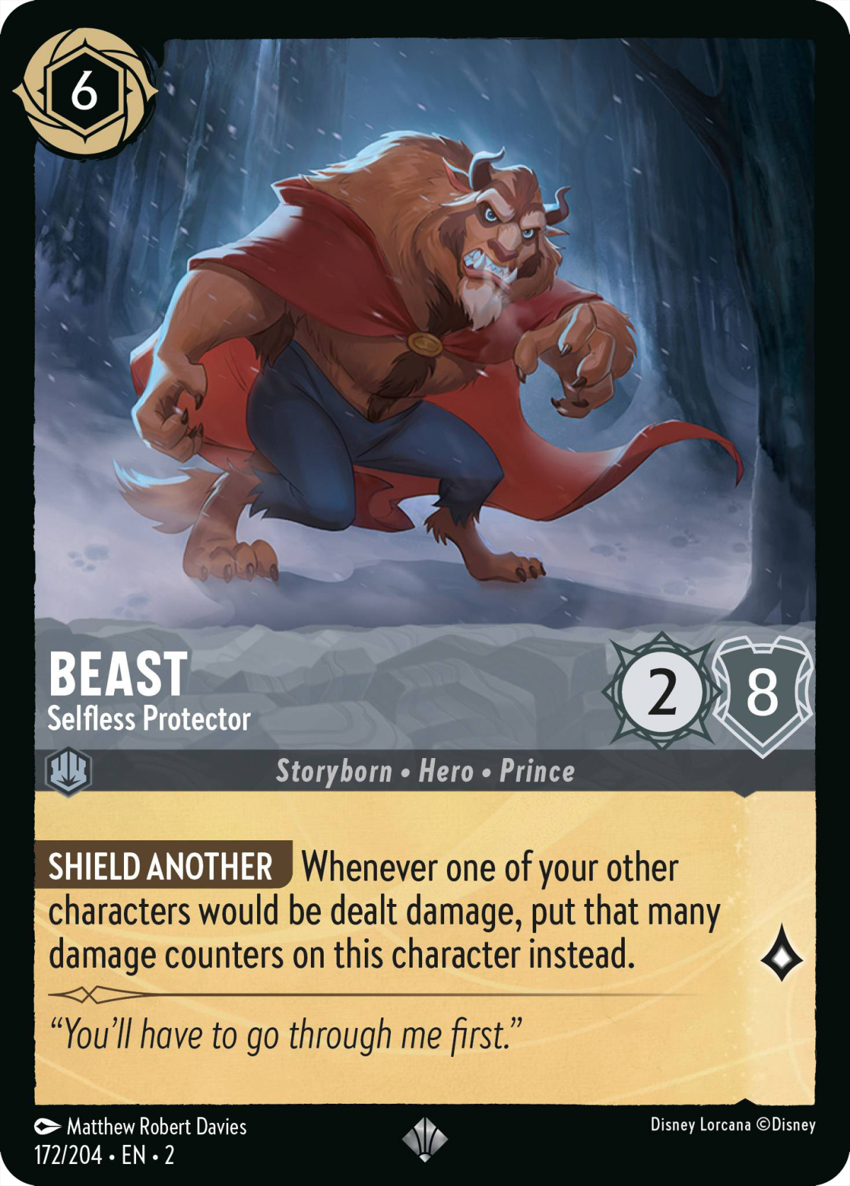 Rulings:Beast - Selfless Protector - Mushu Report (Lorcana Wiki)