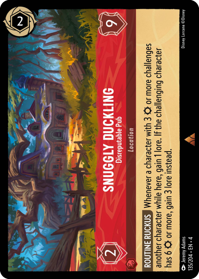 Snuggly Duckling - Disreputable Pub - Mushu Report (Lorcana Wiki)