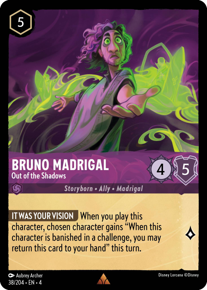 Bruno Madrigal (character) - Mushu Report (Lorcana Wiki)