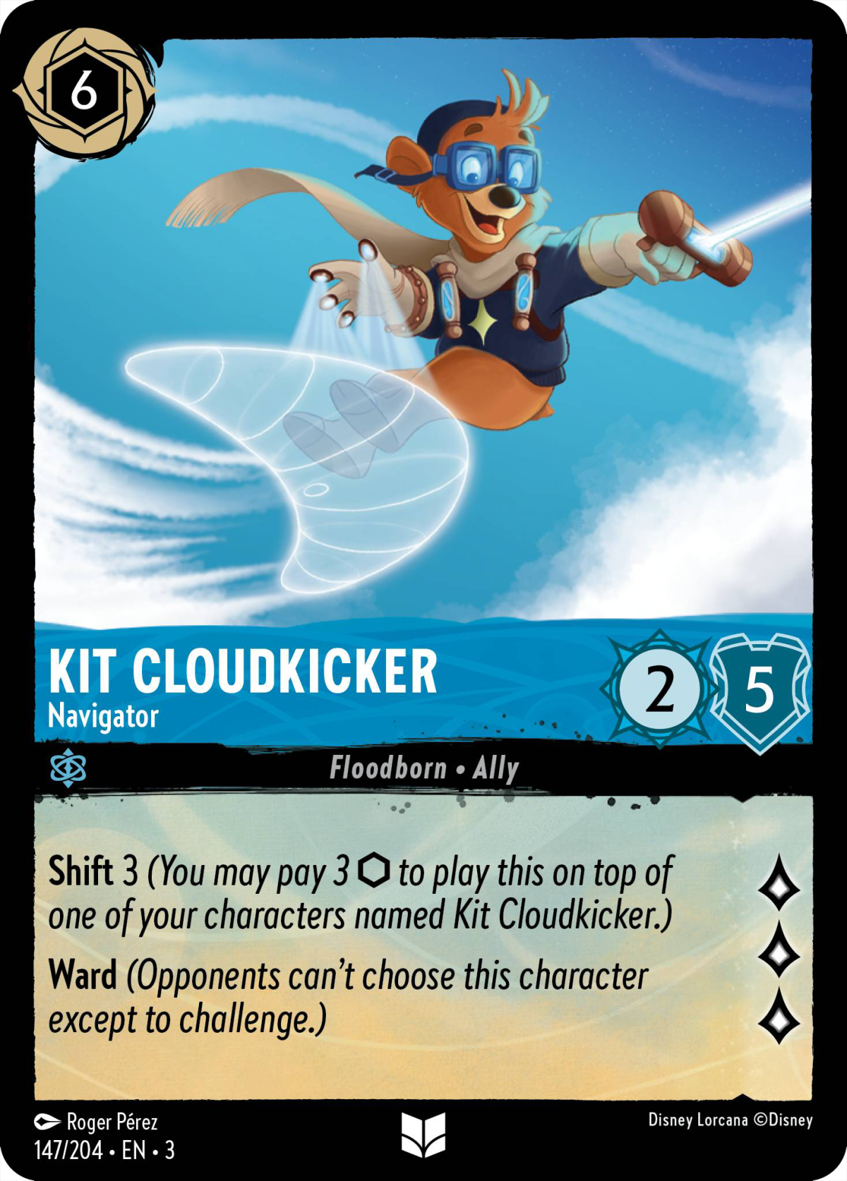 Kit Cloudkicker - Navigator - Mushu Report (Lorcana Wiki)