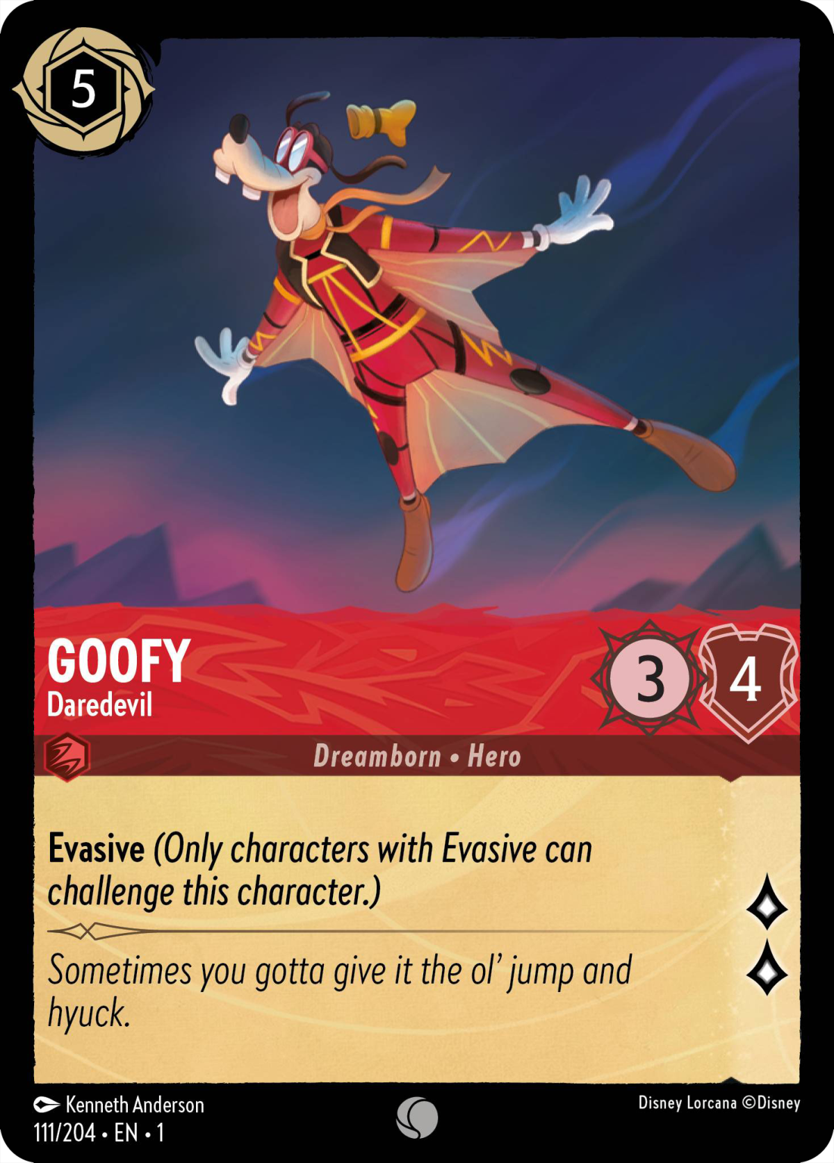 Goofy - Daredevil - Mushu Report (Lorcana Wiki)