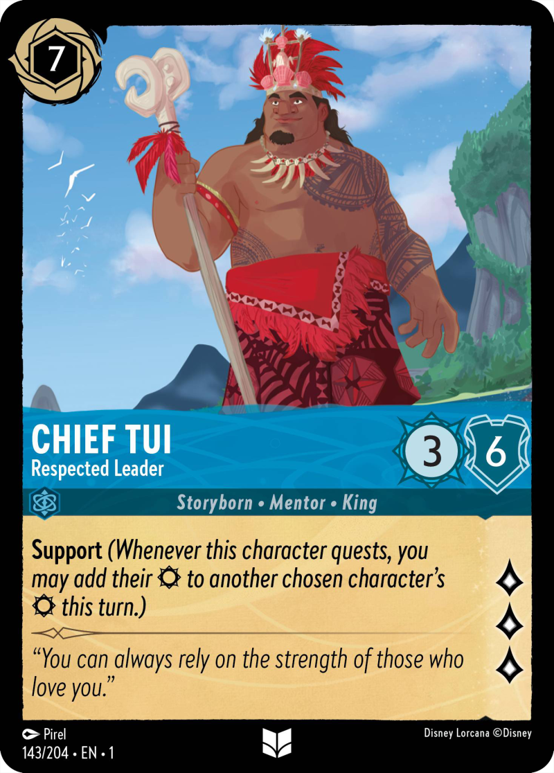 Chief Tui (character) - Mushu Report (Lorcana Wiki)