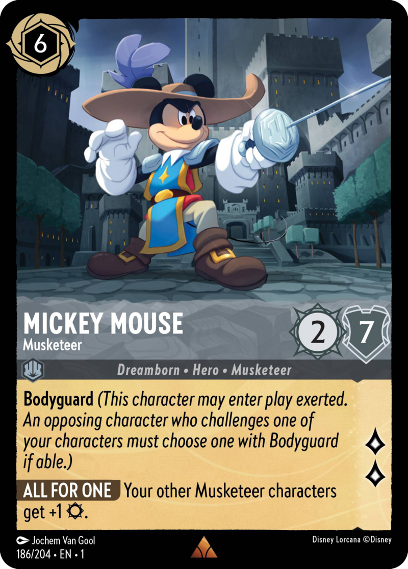 Mickey Mouse - Musketeer - Mushu Report (Lorcana Wiki)