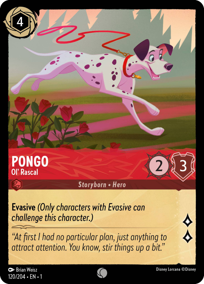 Pongo (character) - Mushu Report (Lorcana Wiki)