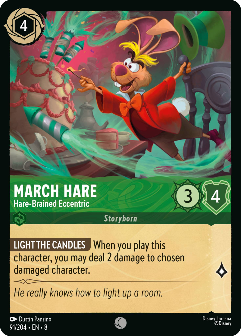 March Hare - Hare‐Brained Eccentric - Mushu Report (Lorcana Wiki)