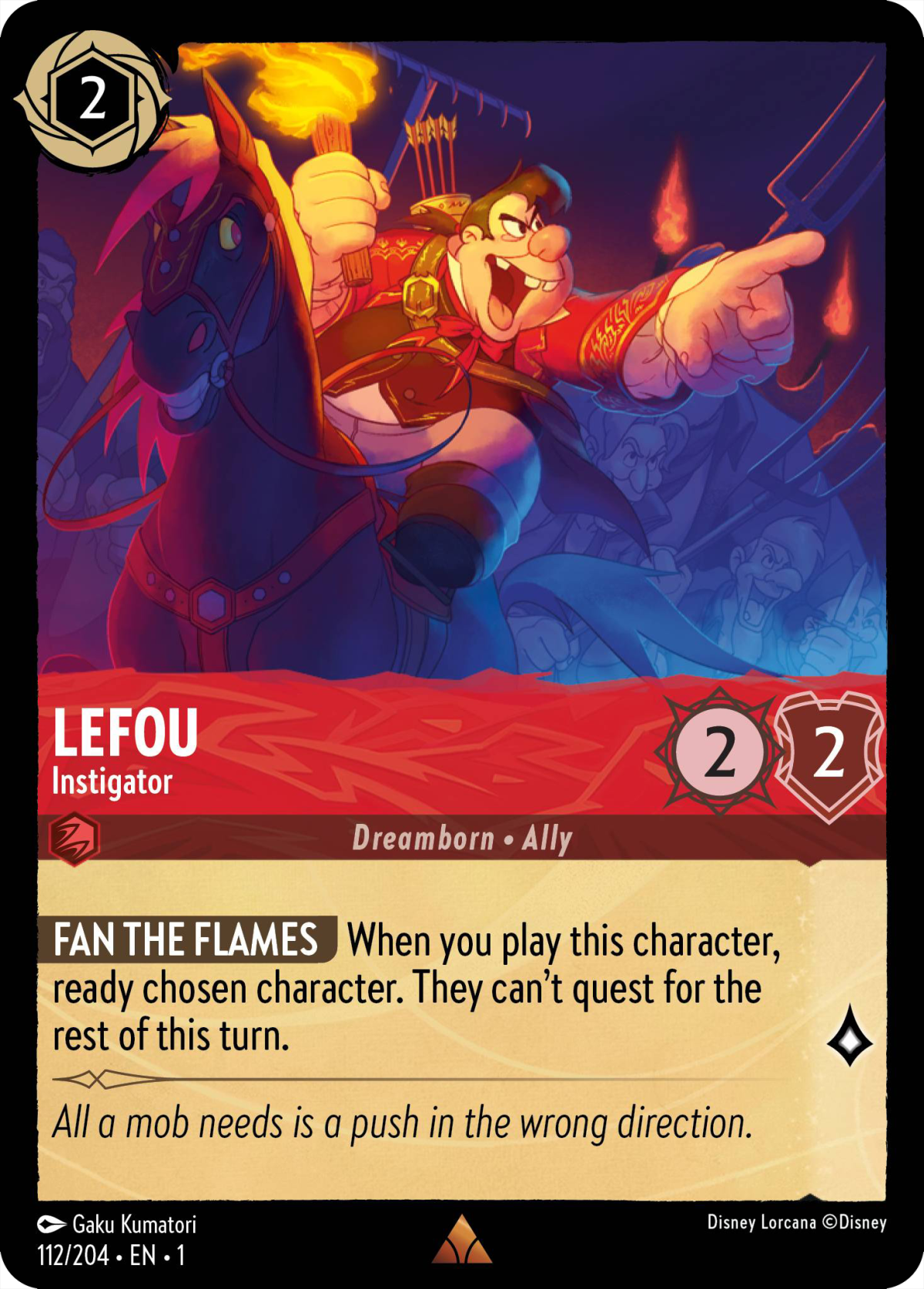 LeFou - Instigator - Mushu Report (Lorcana Wiki)