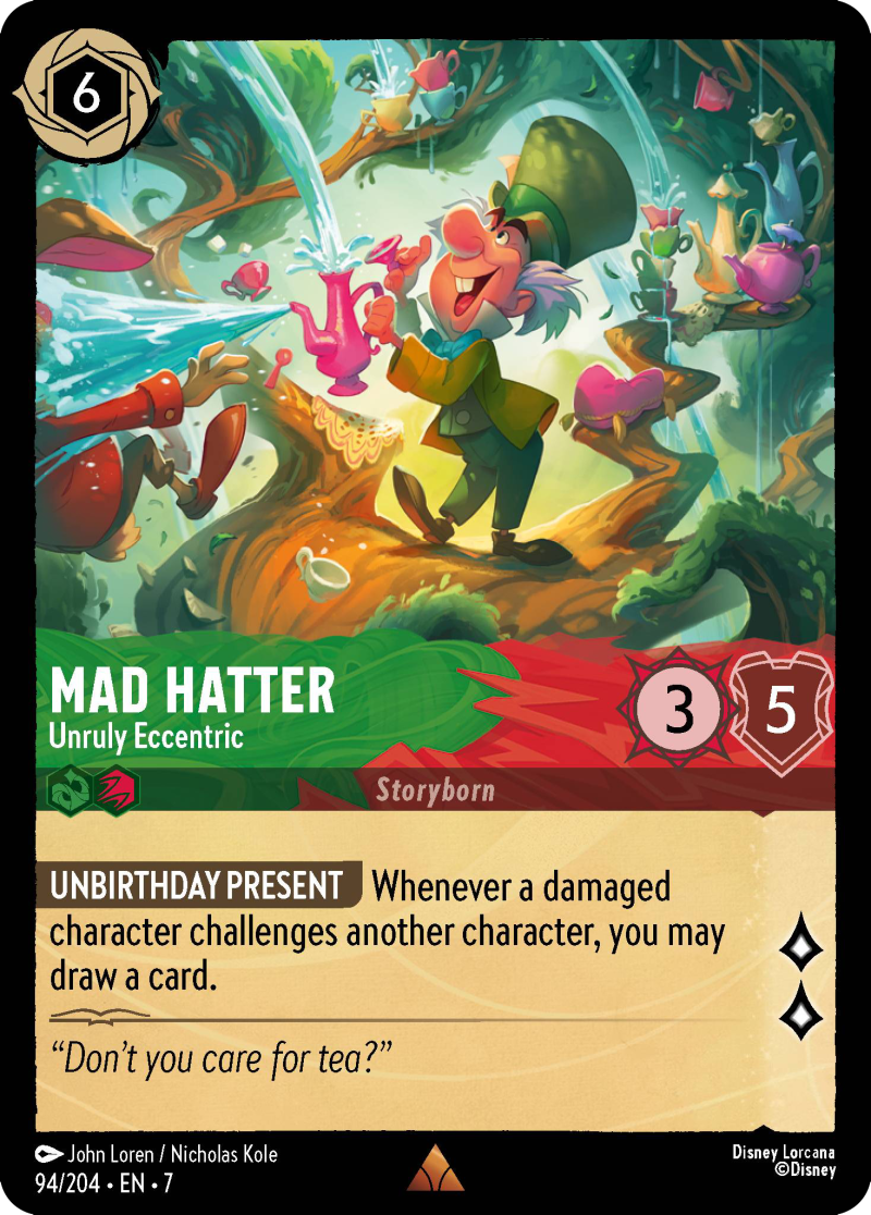 Mad Hatter - Unruly Eccentric - Mushu Report (Lorcana Wiki)