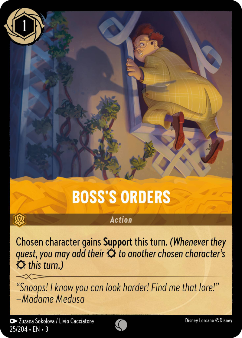 Boss's Orders - Mushu Report (Lorcana Wiki)