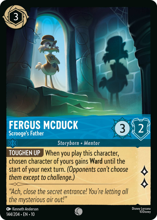Fergus McDuck (character) - Mushu Report (Lorcana Wiki)