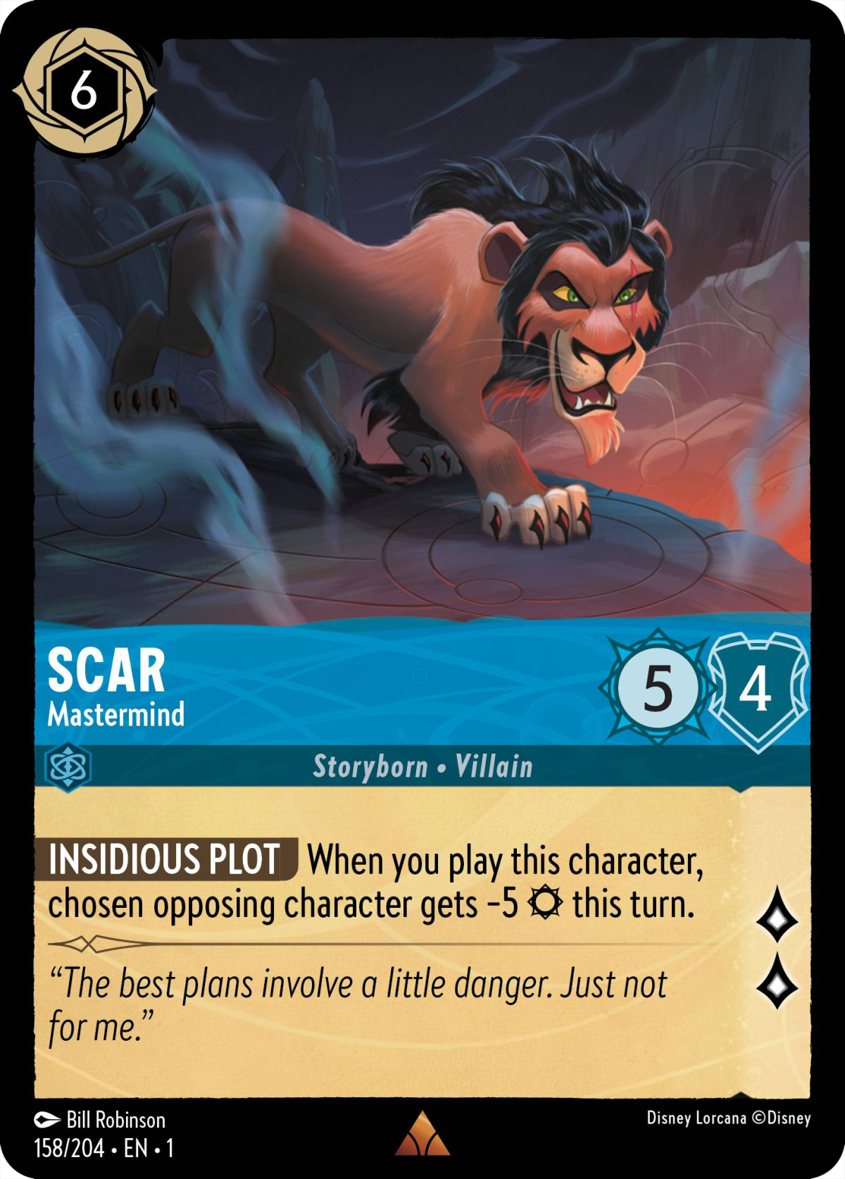 Scar - Mastermind - Mushu Report (Lorcana Wiki)