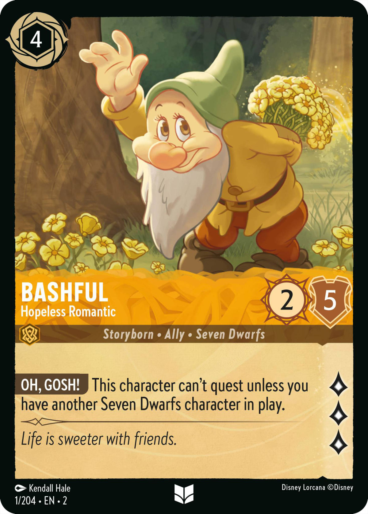 Snow White And The Seven Dwarfs Bashful