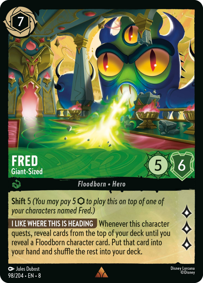 Fred - Giant‐Sized - Mushu Report (Lorcana Wiki)