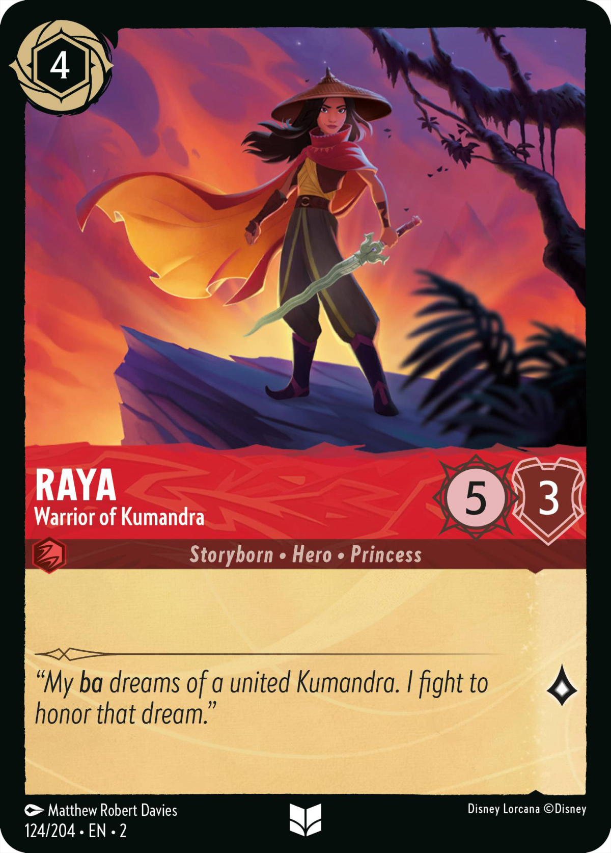 Raya - Warrior of Kumandra - Mushu Report (Lorcana Wiki)