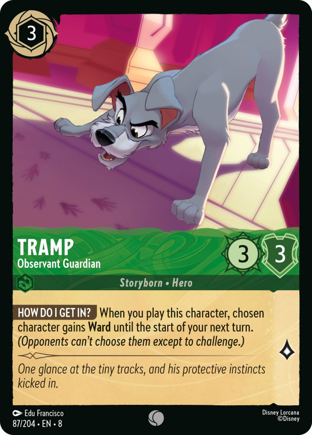 Tramp (character) - Mushu Report (Lorcana Wiki)