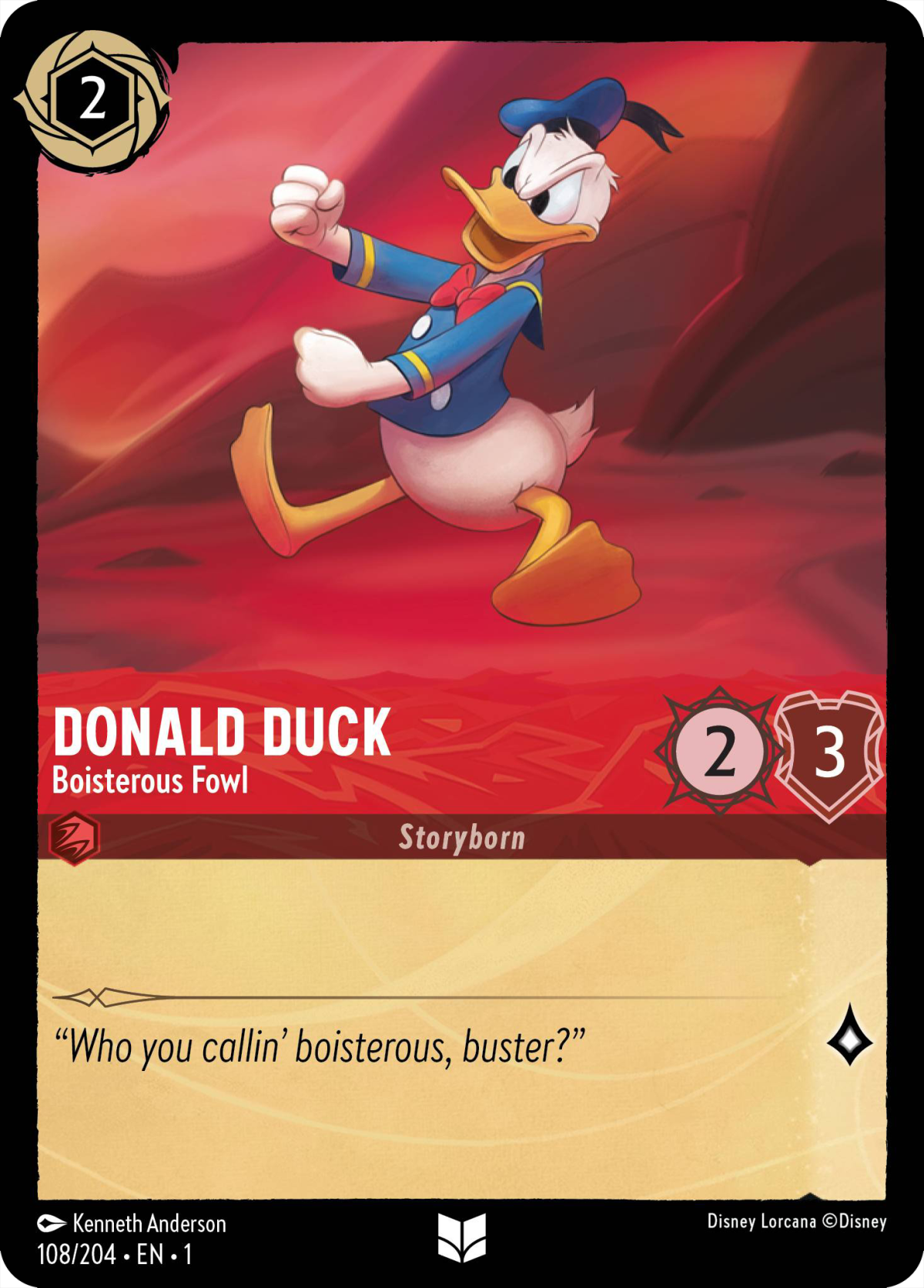 Donald Duck (character) - Mushu Report (Lorcana Wiki)