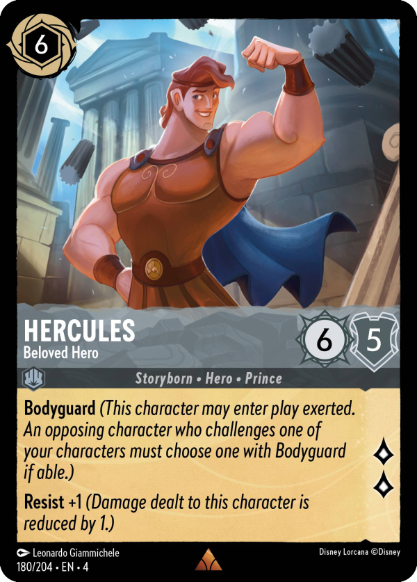 Hercules - Beloved Hero - Mushu Report (Lorcana Wiki)