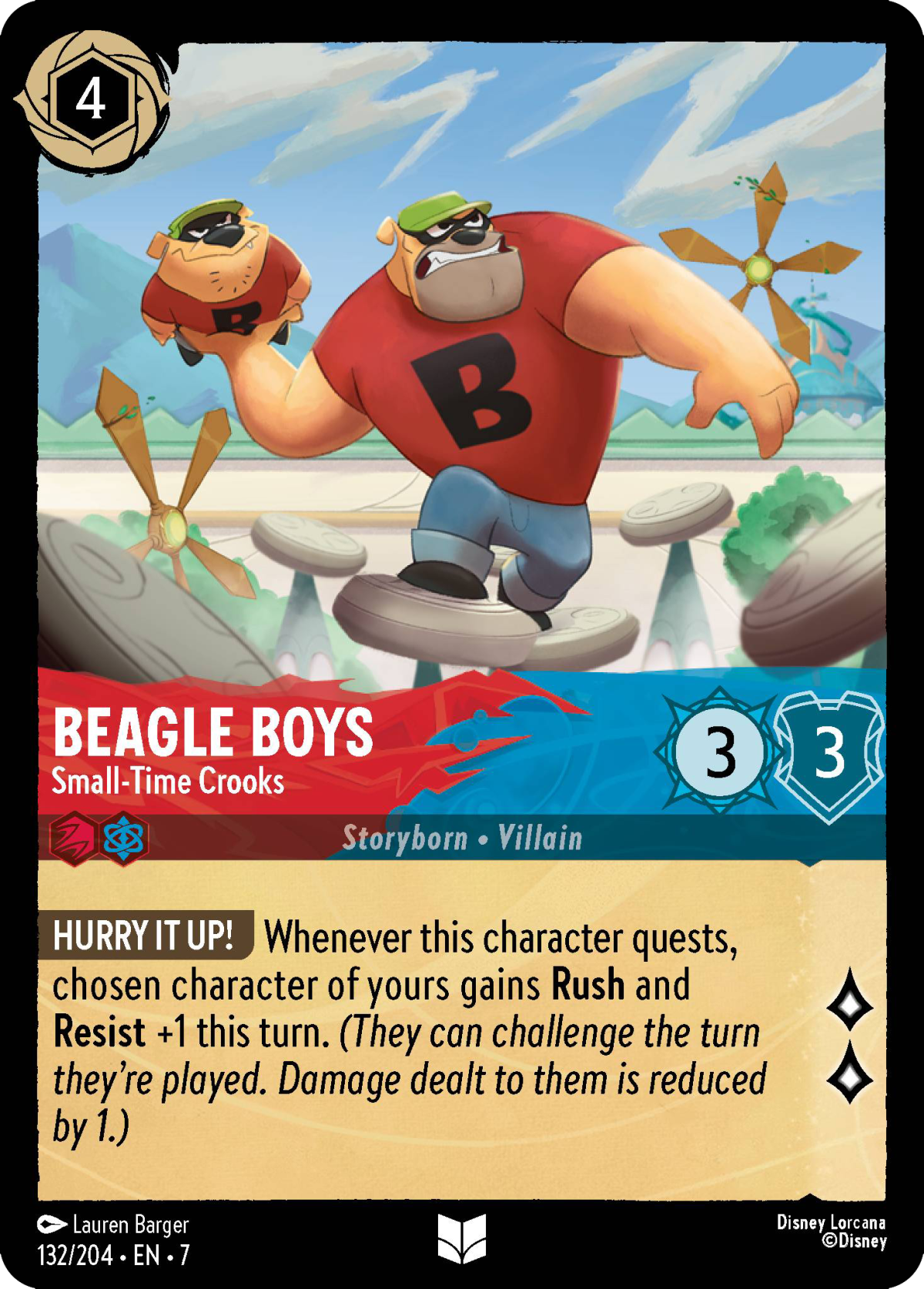 Beagle Boys - Small‐Time Crooks - Mushu Report (Lorcana Wiki)