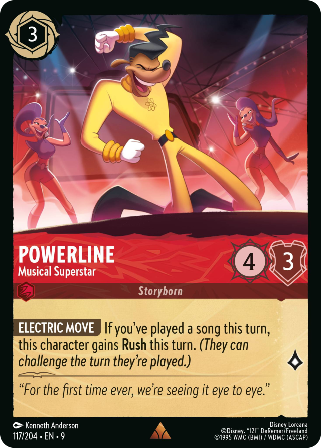 Powerline - Musical Superstar - Mushu Report (Lorcana Wiki)