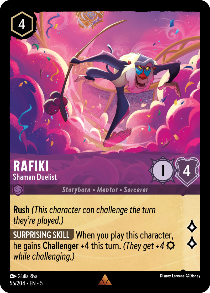 Rafiki (character) - Mushu Report (Lorcana Wiki)