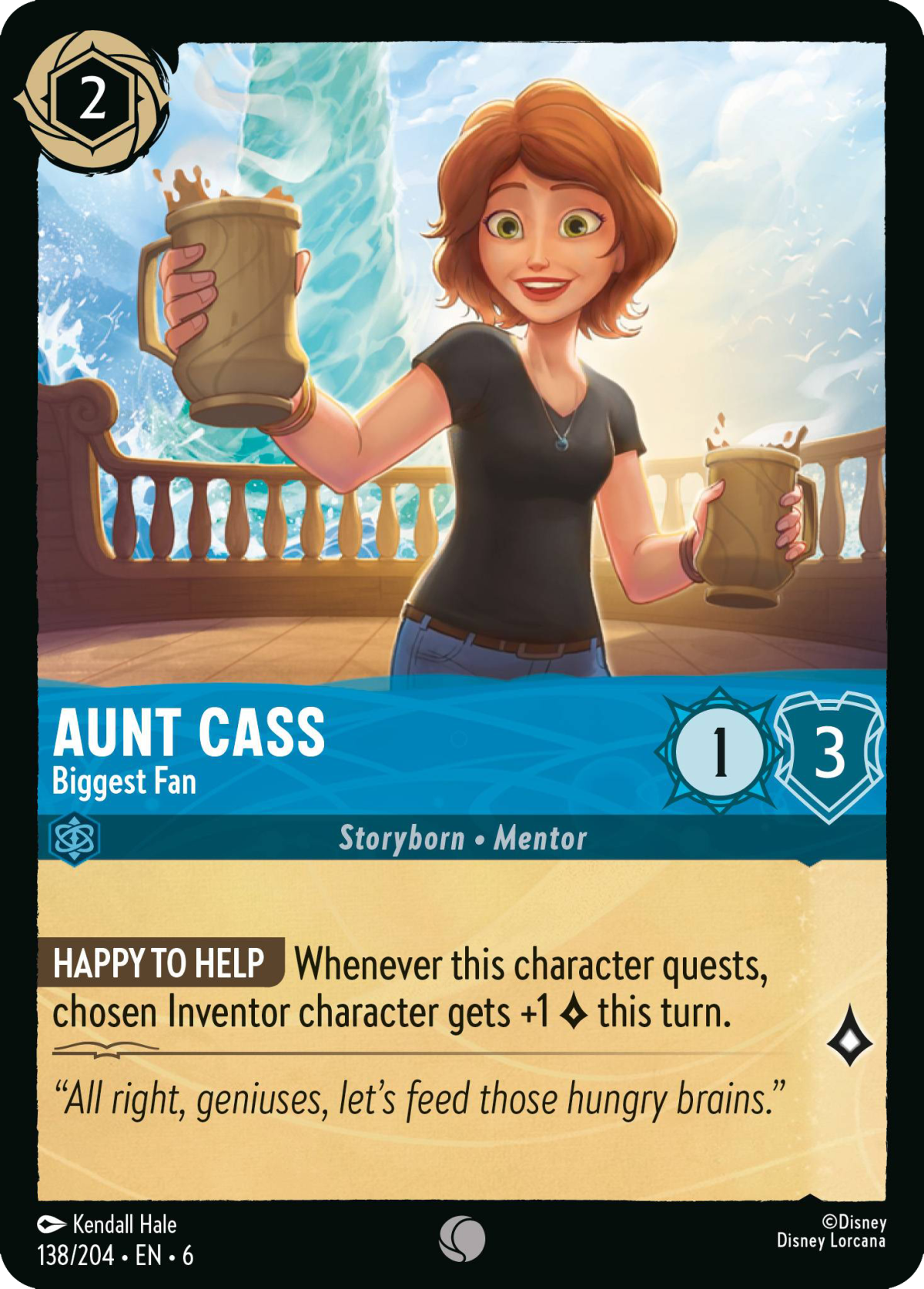 Aunt Cass - Biggest Fan - Mushu Report (Lorcana Wiki)