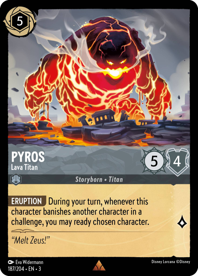 Pyros - Lava Titan - Mushu Report (Lorcana Wiki)
