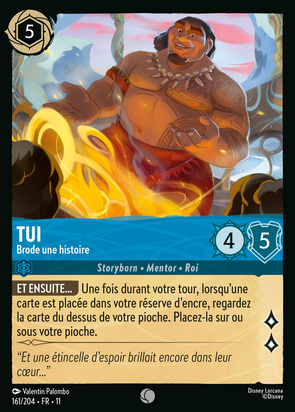 Chief Tui - Weaving a Tale - Mushu Report (Lorcana Wiki)