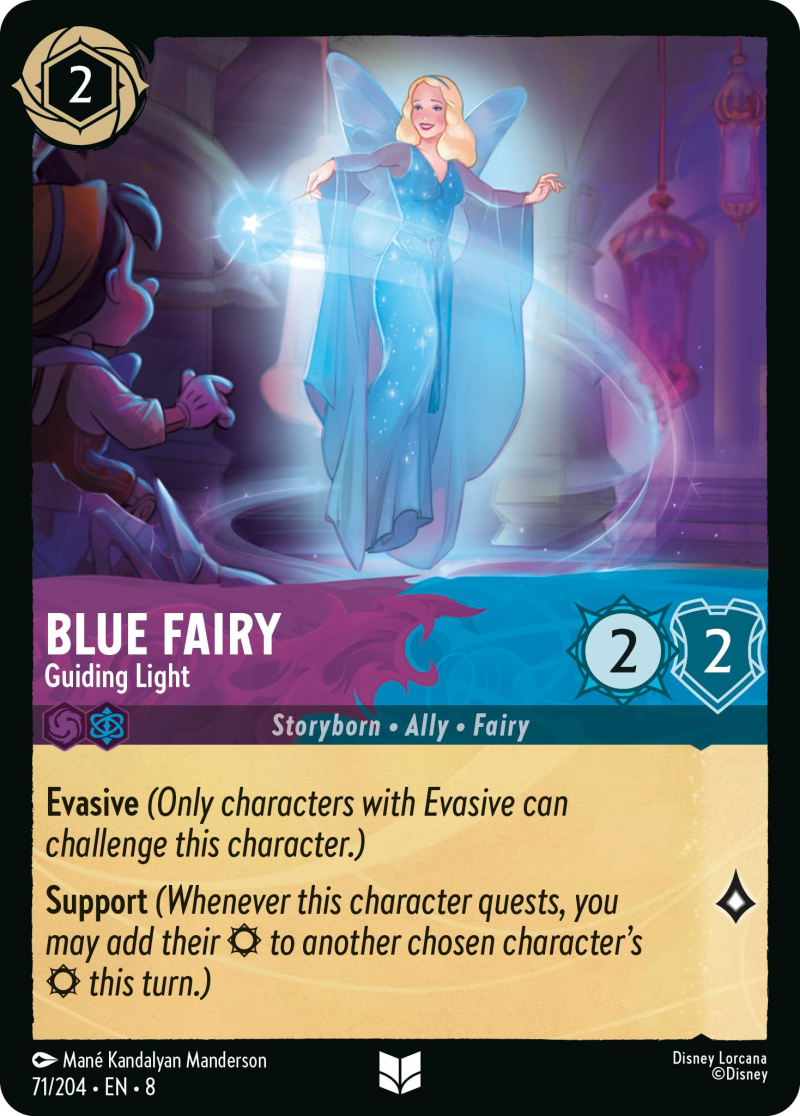 Blue Fairy Guiding Light Mushu Report Lorcana Wiki