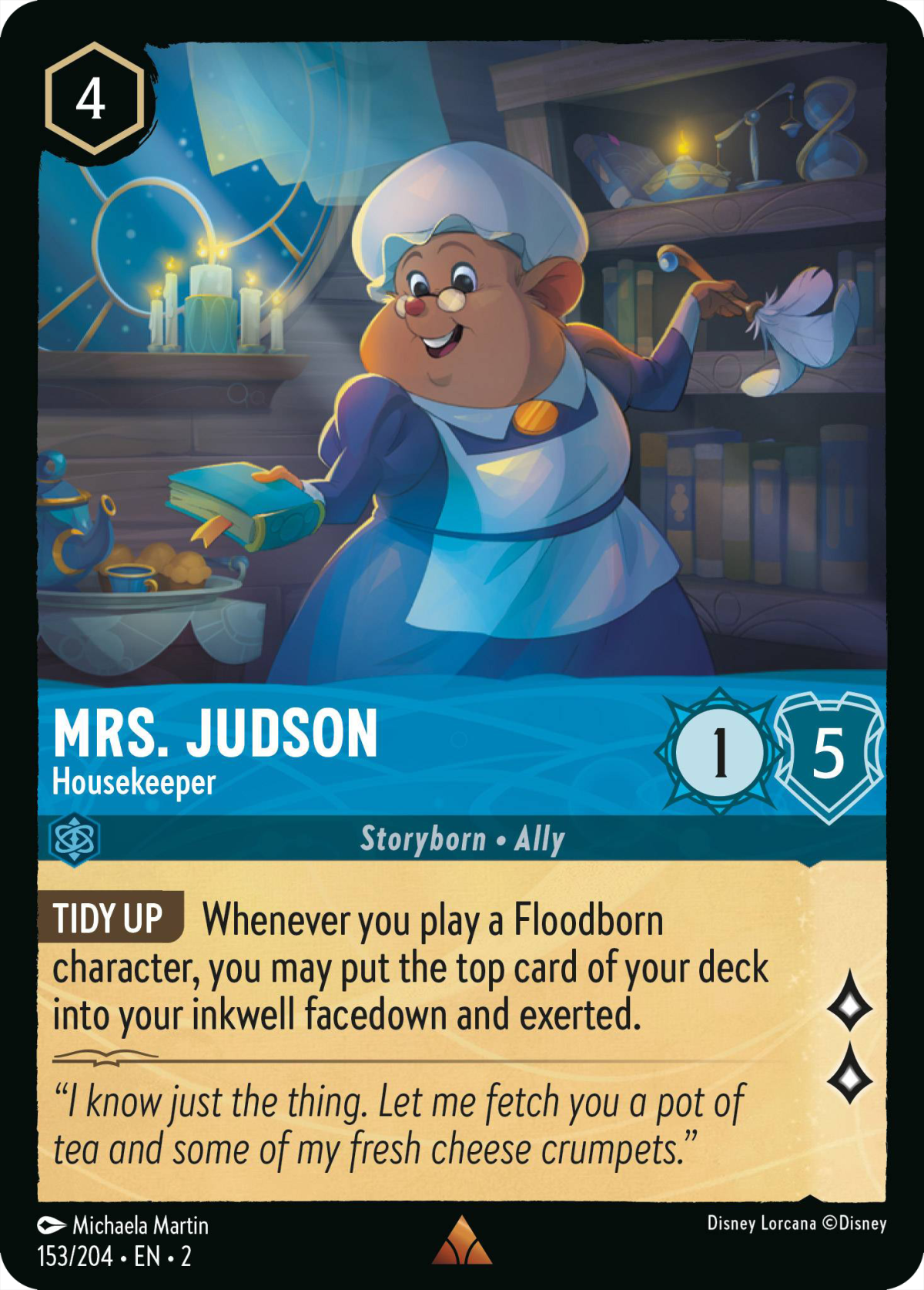 Mrs. Judson (character) - Mushu Report (Lorcana Wiki)