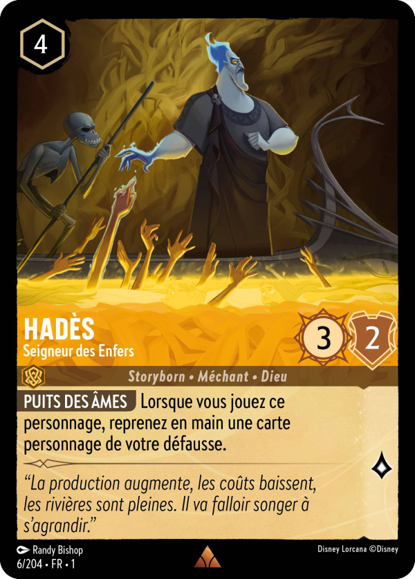 Hades - Lord of the Underworld - Mushu Report (Lorcana Wiki)