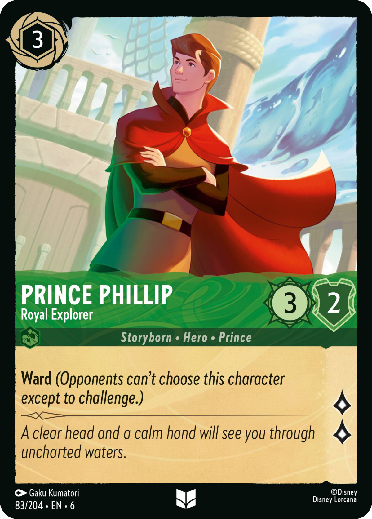 Prince Phillip - Royal Explorer - Mushu Report (Lorcana Wiki)