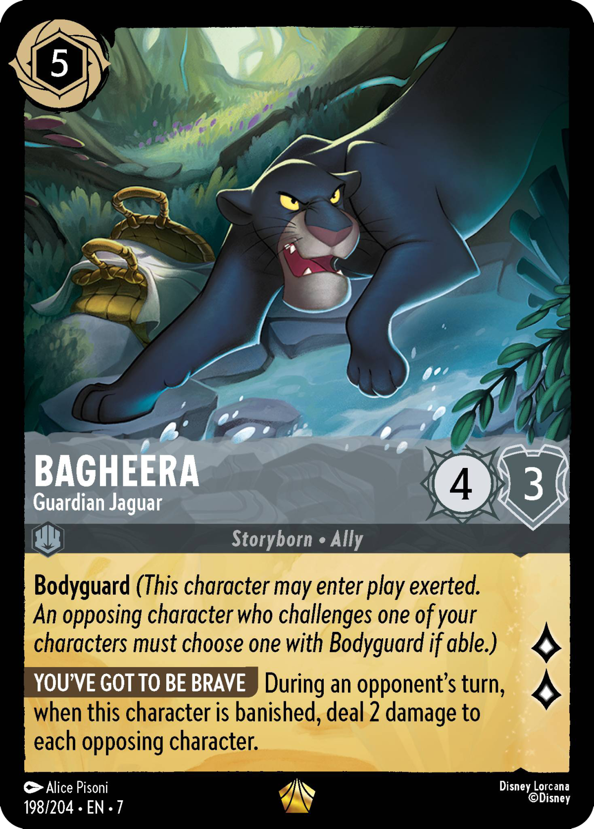 Bagheera - Guardian Jaguar - Mushu Report (Lorcana Wiki)