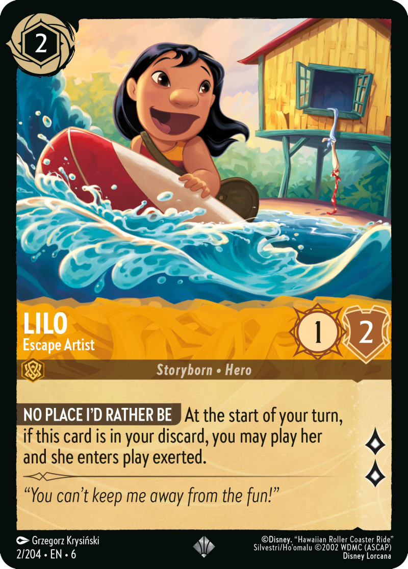 Lilo - Escape Artist - Mushu Report (Lorcana Wiki)