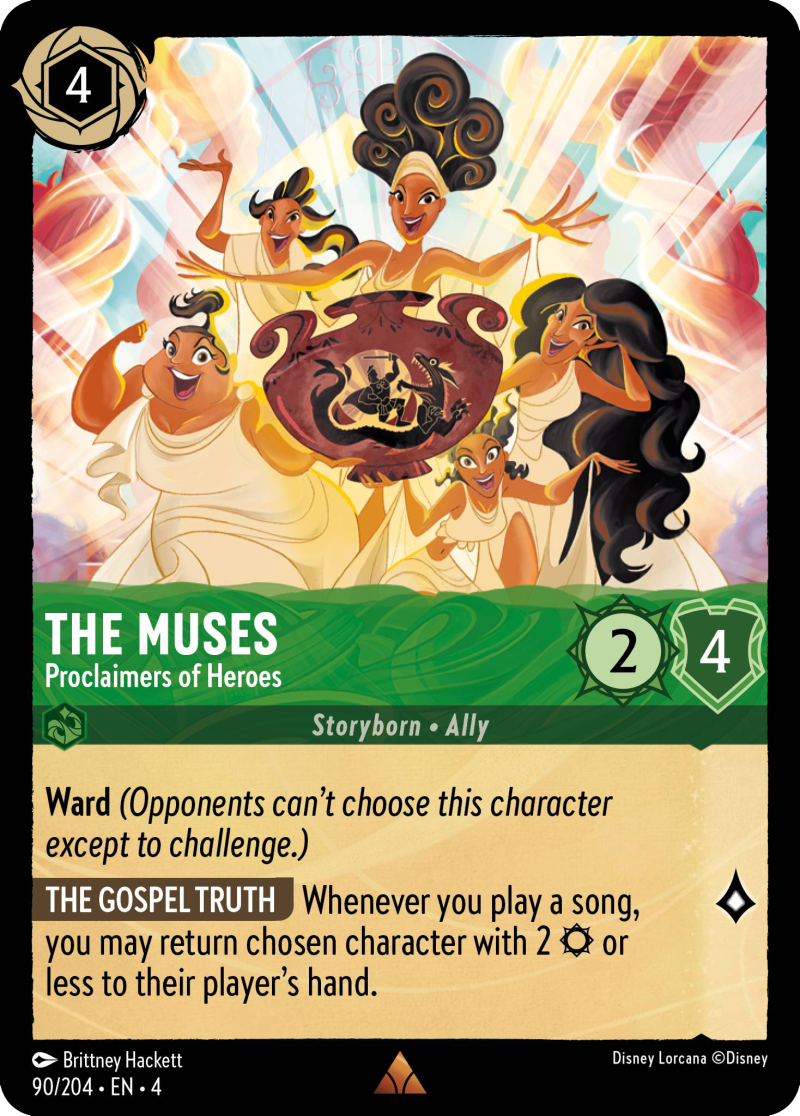 The Muses (character) - Mushu Report (Lorcana Wiki)