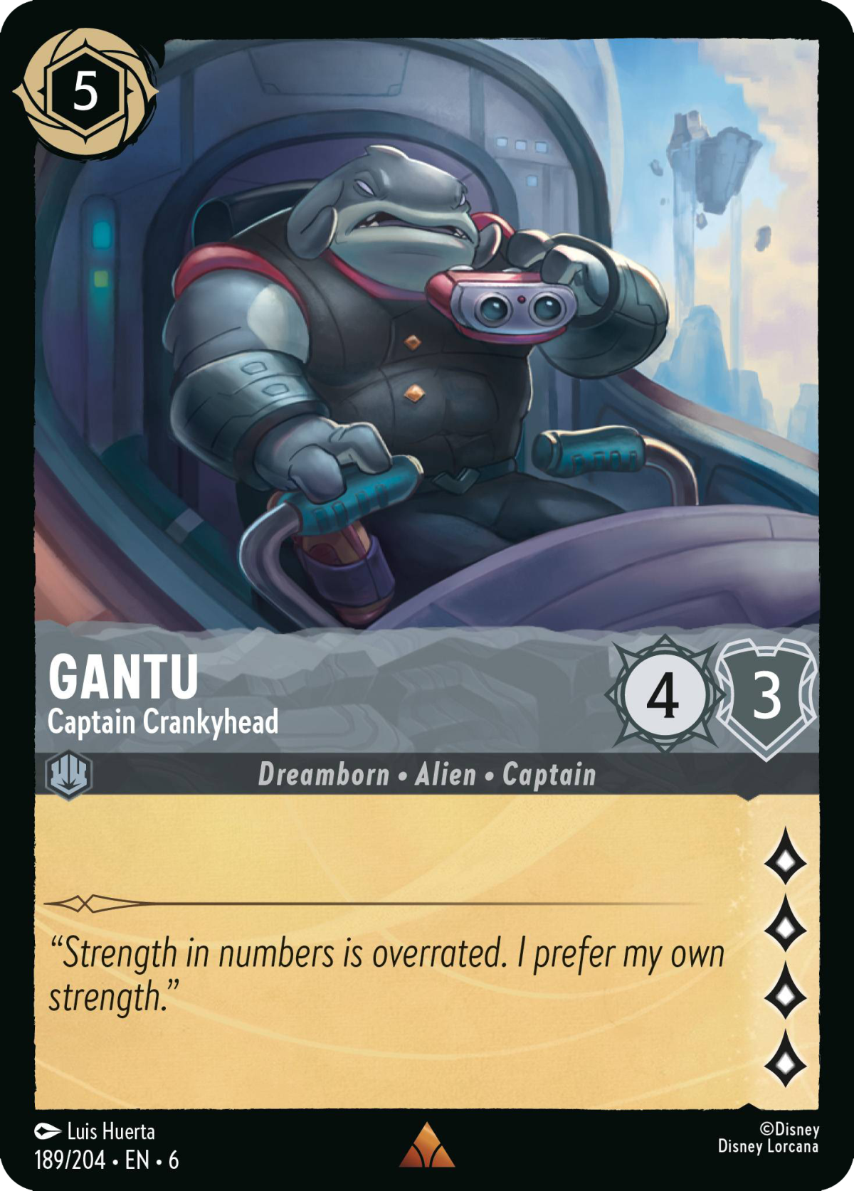 Gantu - Captain Crankyhead - Mushu Report (Lorcana Wiki)