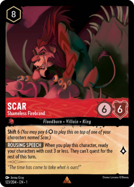 Scar (character) - Mushu Report (Lorcana Wiki)