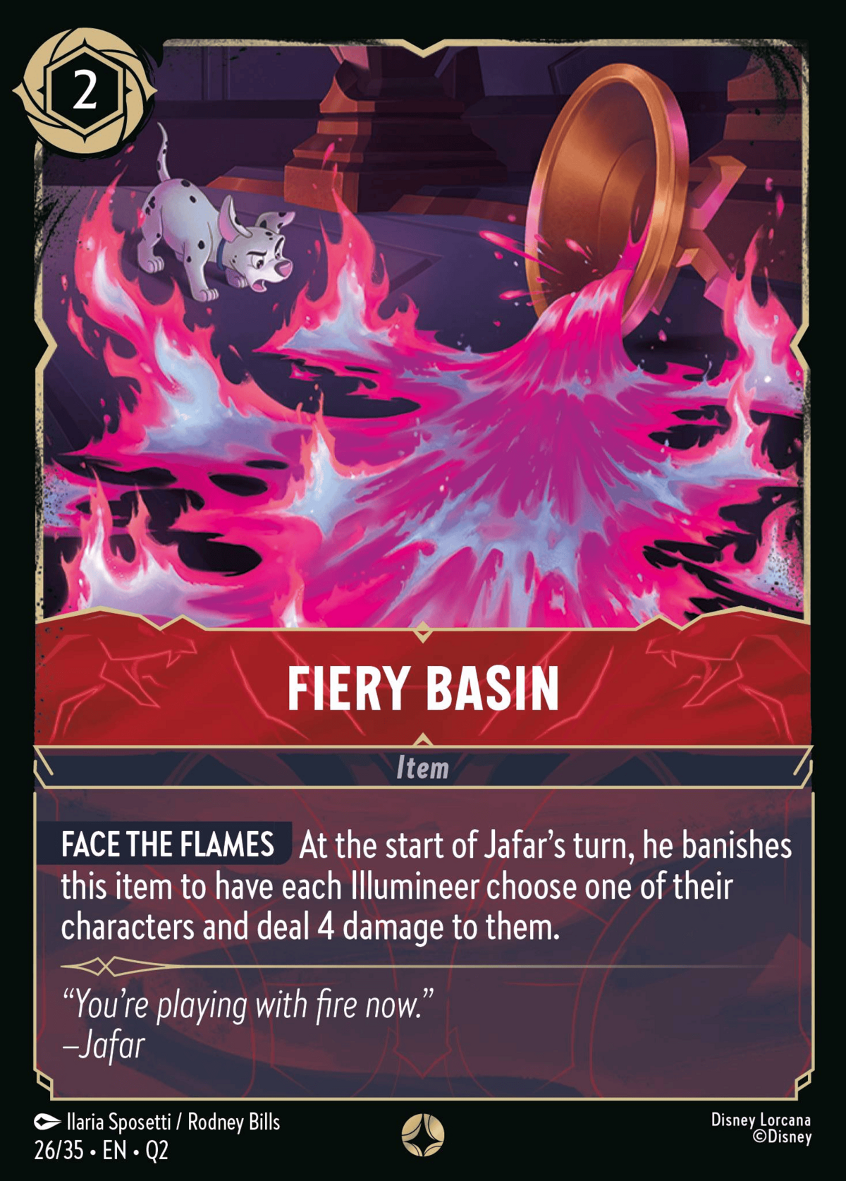 Fiery Basin - Mushu Report (Lorcana Wiki)