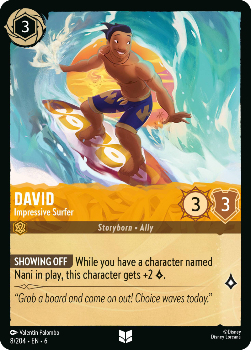 David - Impressive Surfer - Mushu Report (Lorcana Wiki)