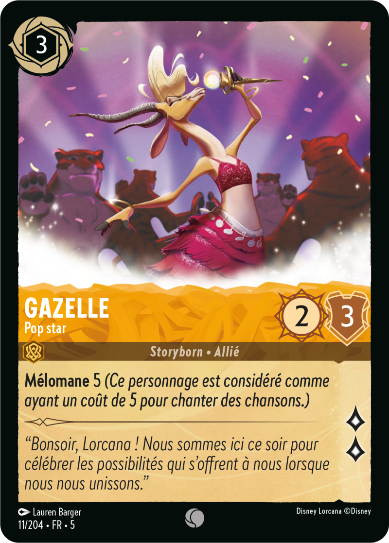 Gazelle (character) - Mushu Report (Lorcana Wiki)