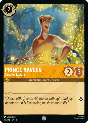Prince Naveen (character) - Mushu Report (Lorcana Wiki)