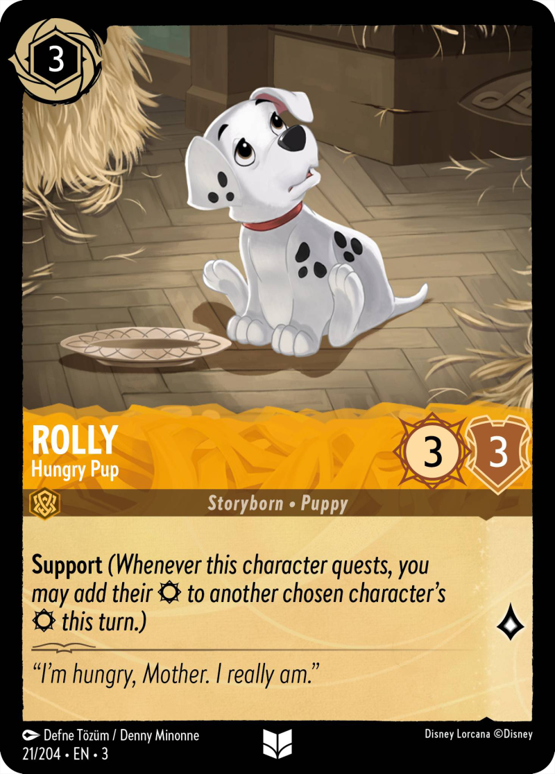 Rolly (character) - Mushu Report (Lorcana Wiki)