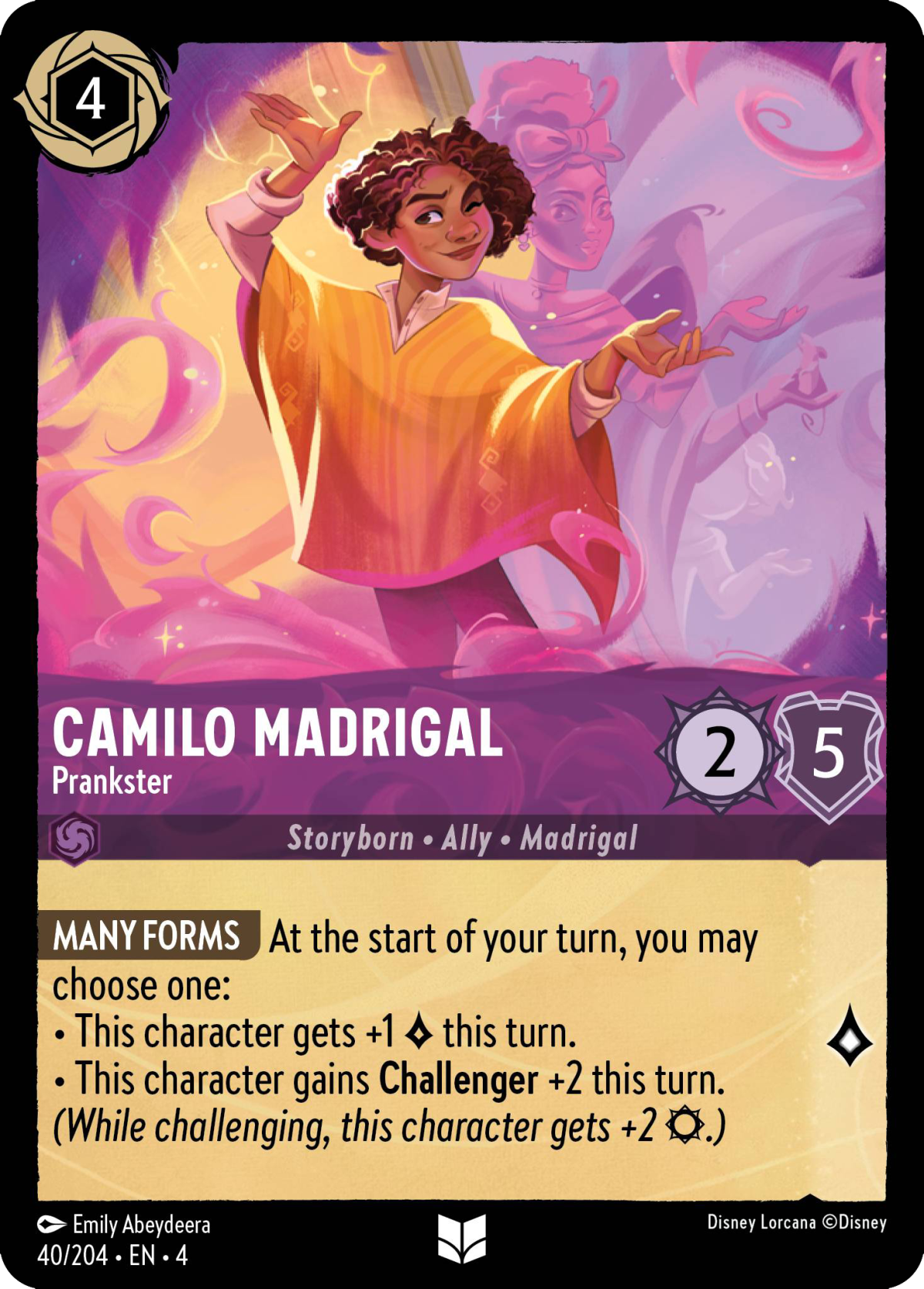 Camilo Madrigal - Prankster - Mushu Report (Lorcana Wiki)