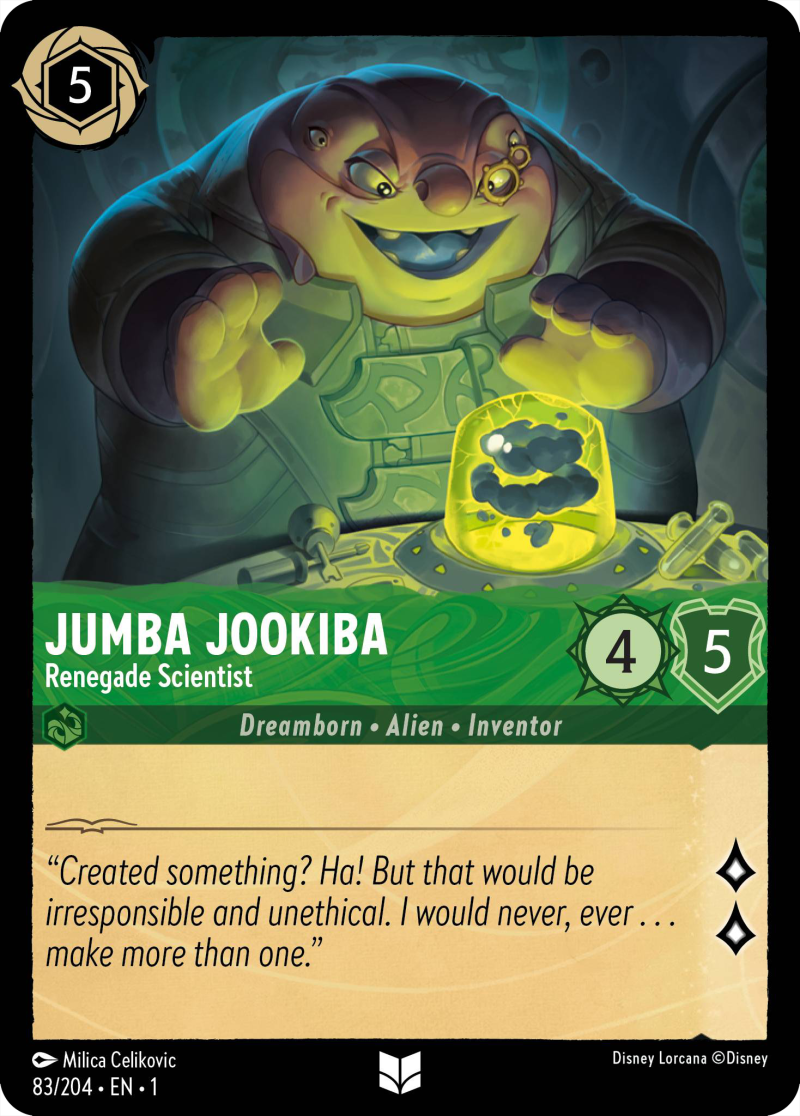 Jumba Jookiba (character) - Mushu Report (Lorcana Wiki)