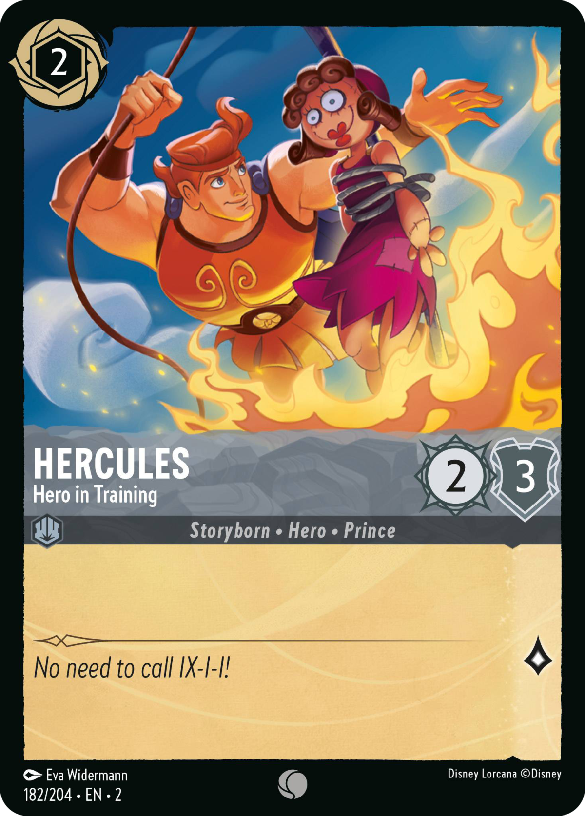 Hercules (character) - Mushu Report (Lorcana Wiki)
