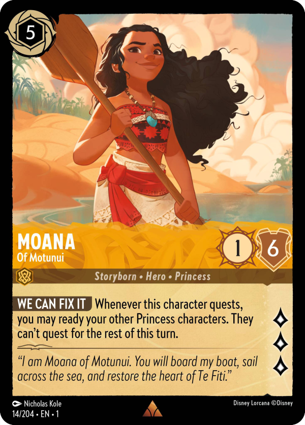 Moana - Of Motunui - Mushu Report (Lorcana Wiki)
