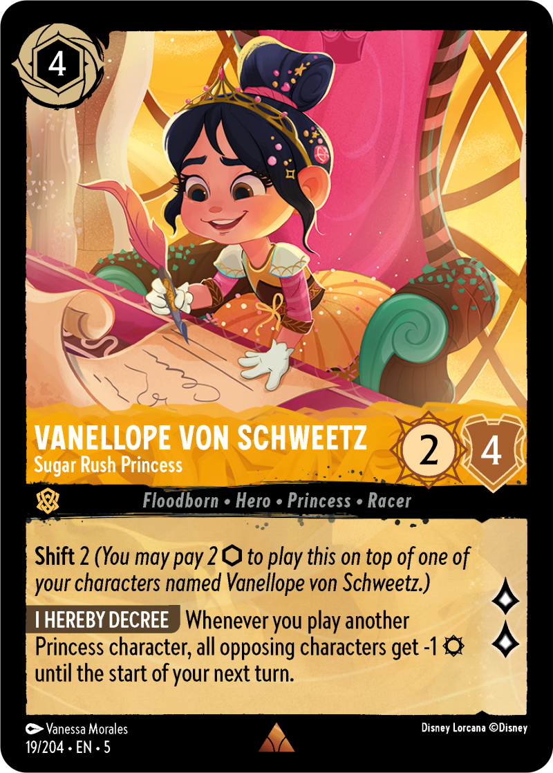 Vanellope von Schweetz - Sugar Rush Princess - Mushu Report (Lorcana Wiki)